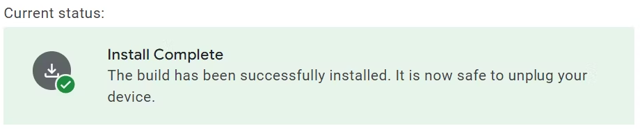 Install Stock firmware on Google Pixel via Android Flash Tool